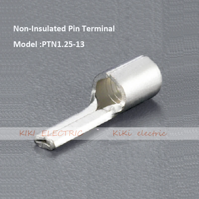 PTN1.25 13 Non Insulated Pin Terminal needle naked terminal / cold ...