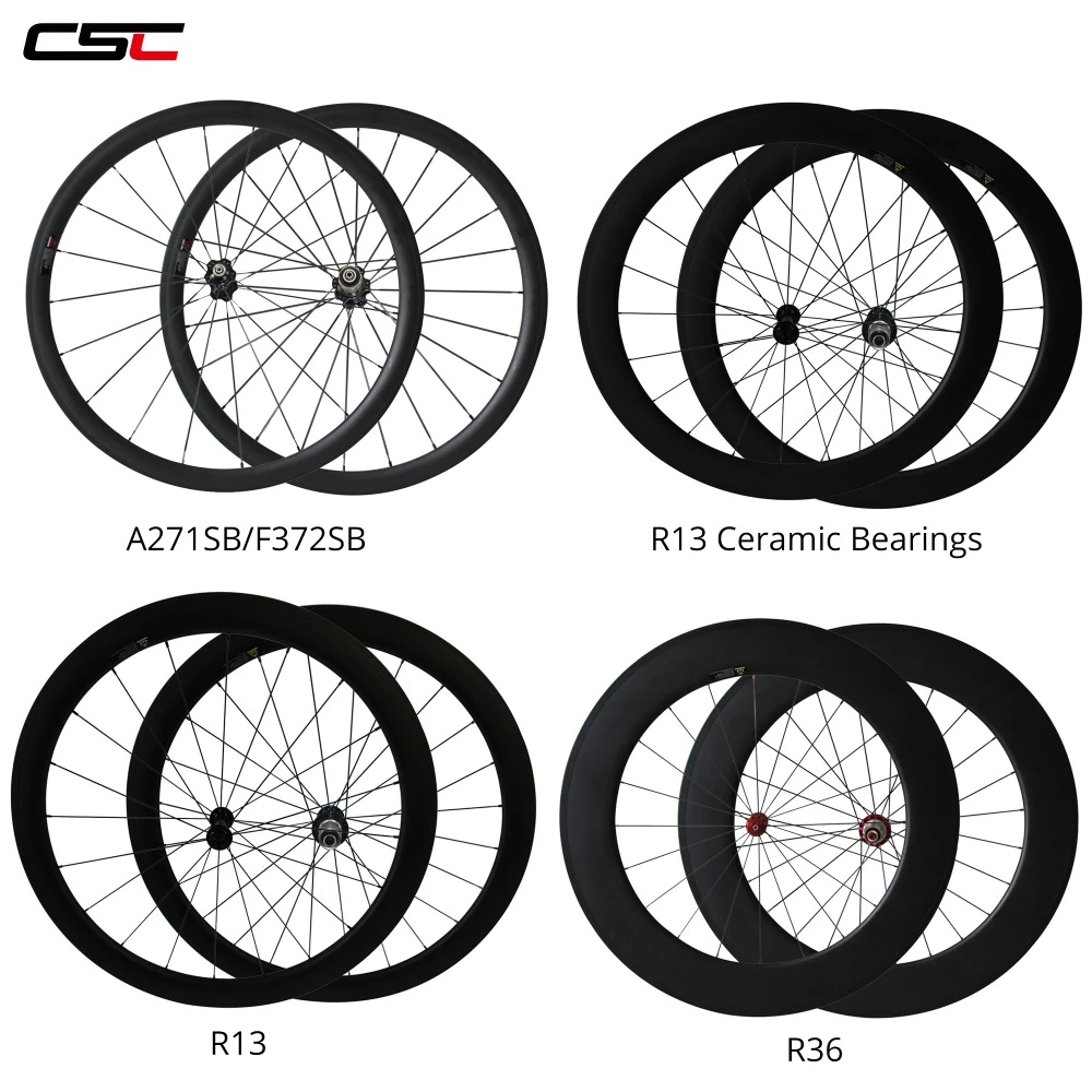 Csc Carbon Wheels 24mm 38mm 50mm 60mm 88mm Depth Tubular Or Clincher ...