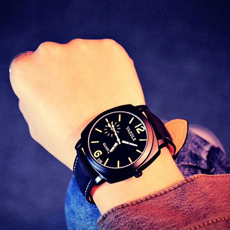 2020 Yazole Watch Korean Men's Luminous Watches Fashion Minimalist ...