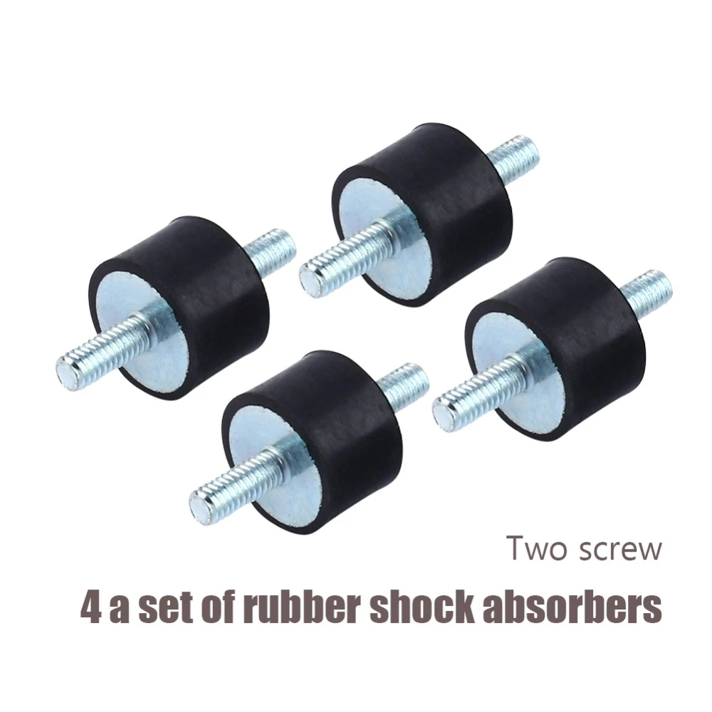 4Pcs M3 M4 M6 M8 Durable Rubber Double Male Thread Rubber Anti ...