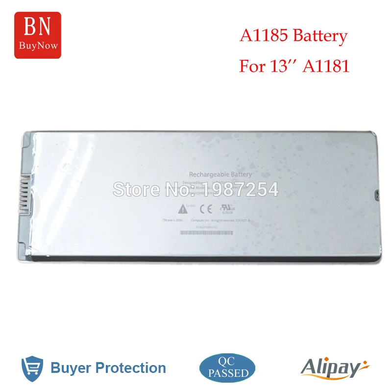 Genuine Cell 10.95V 55WH for Apple A1185 A1181 Battery MacBook 13 ...