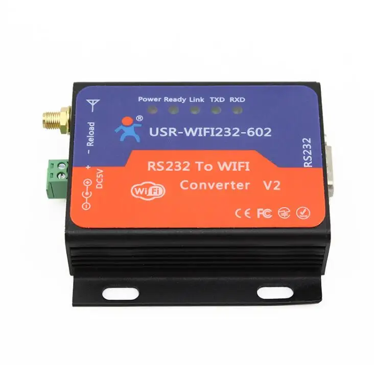 USR WIFI232 602 V2 シリアル RS232 に無線 Lan コンバータ無線 Lan モジュール ISO9001 証明書 ...