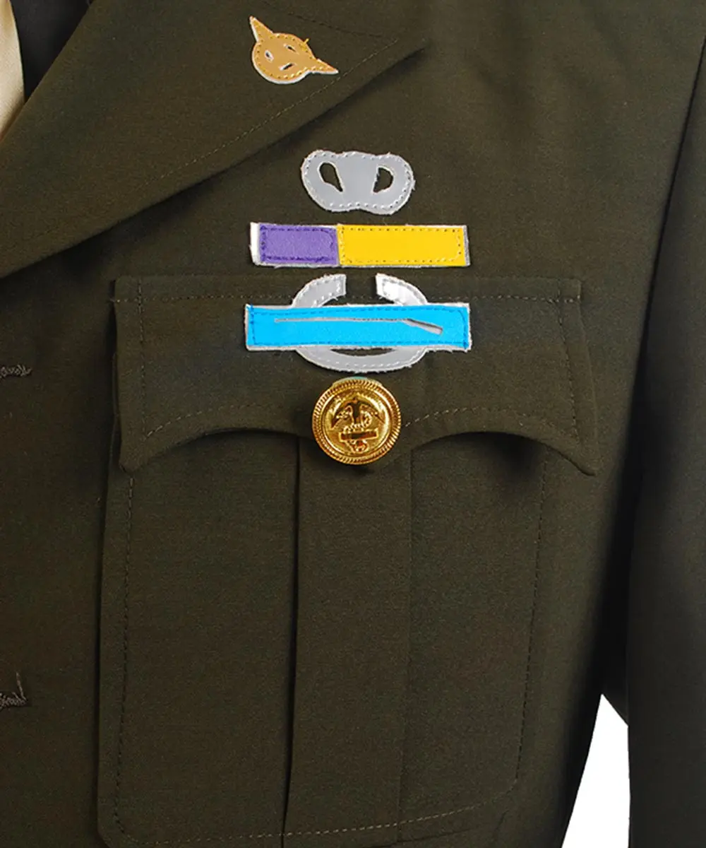 Captain Military Steve Rogers Cosplay Costume - AllCosplay.com