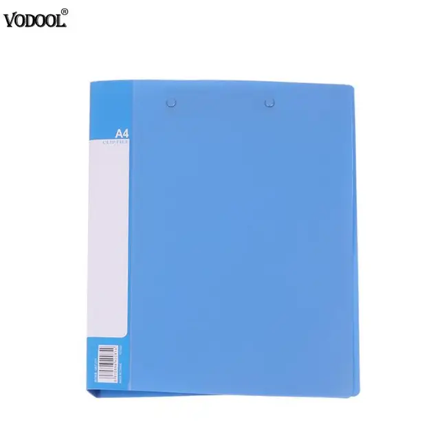 VODOOL A4 Single Clip File Folders Document Holder Business Clip File ...