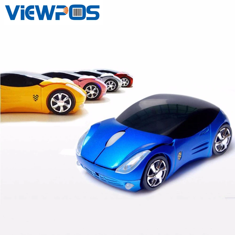 2.4G Wireless Mouses Car Gaming Mice Cartoon Sports Car Optical Mouse ...