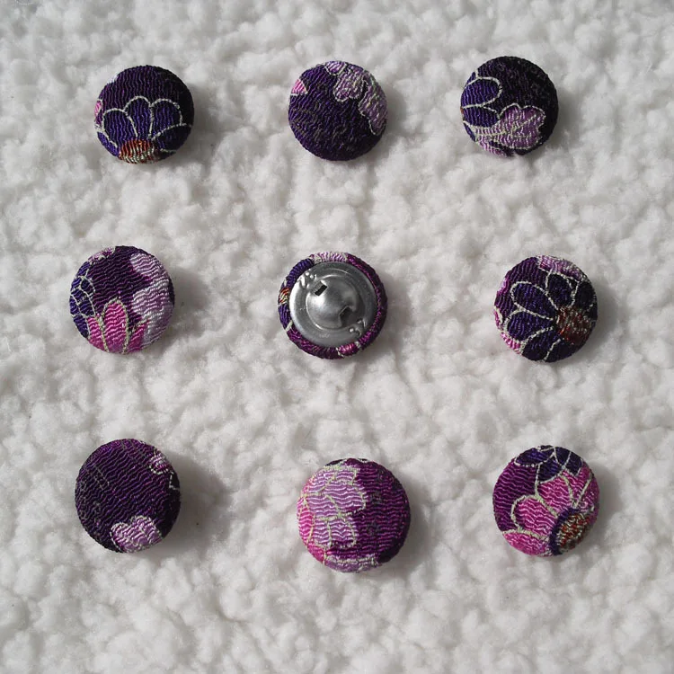 Botones de cubierta de tela hechos a mano, serie diy, botones cubiertos ...