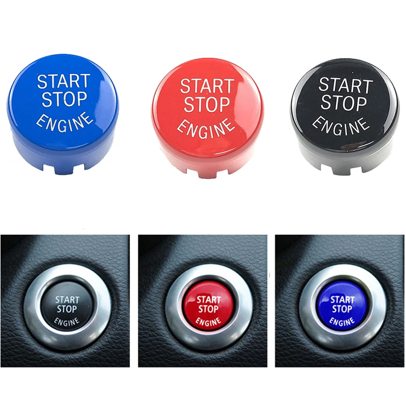 1pc Car Engine Start Stop Button Sticker Replace Cover For BMW F20 F10 ...