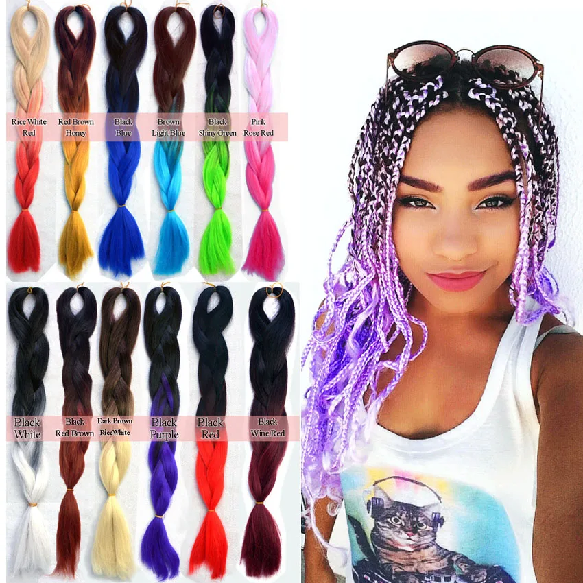 Xpression Ultra Braiding Hair ombre xpression hair extension wig on ...