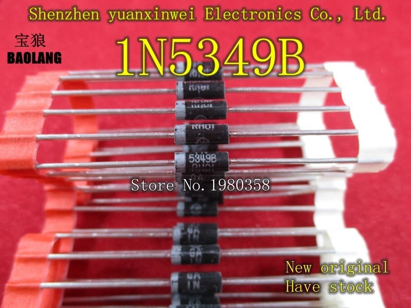 Diodo Zener 1N5349B IN5349B 12V 5W DO 15 IN5349, 50 unidades, envío ...