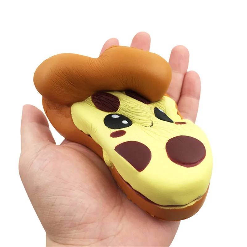 Kawaii 스퀴시 점보 아이스크림 햄버거 케이크 팝콘 비스킷 쿠키 피자 스퀴즈 느린 상승 향기로운 스트레스 방지 장난감 2018개그 And 실용적인 조크 Aliexpress