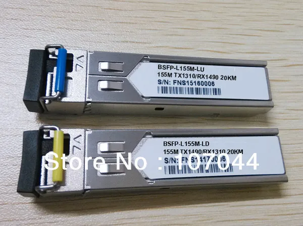 155M 20KM Single fiber WDM BIDI SFP Transceiver LX switch module,1310/ ...