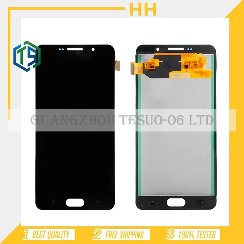 제조업체 1 pcs 조절 HH 대 한 Samsung Galaxy A7 2016 A710 A7100 A710M A710F Lcd Display Touch Screen ...