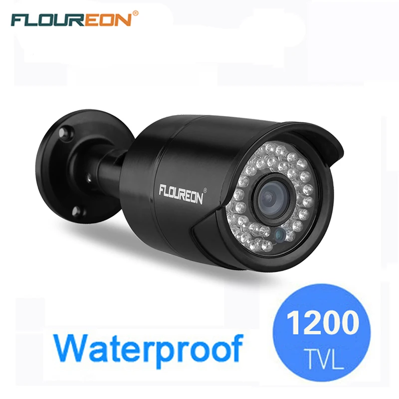 FLOUREON CCTV Kamera 1200TVL CMOS Sicherheit Kamera CCTV Freien Kugel ...