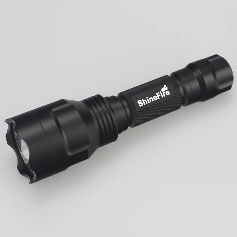 LED flashlight CREE R2 black Durable Aviation aluminum alloy strong ...