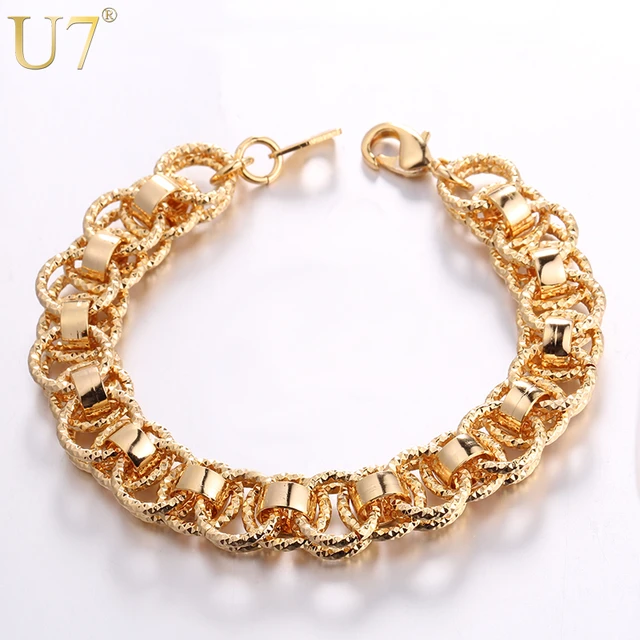 Beautiful Bracelets For Girls In Hands Gold