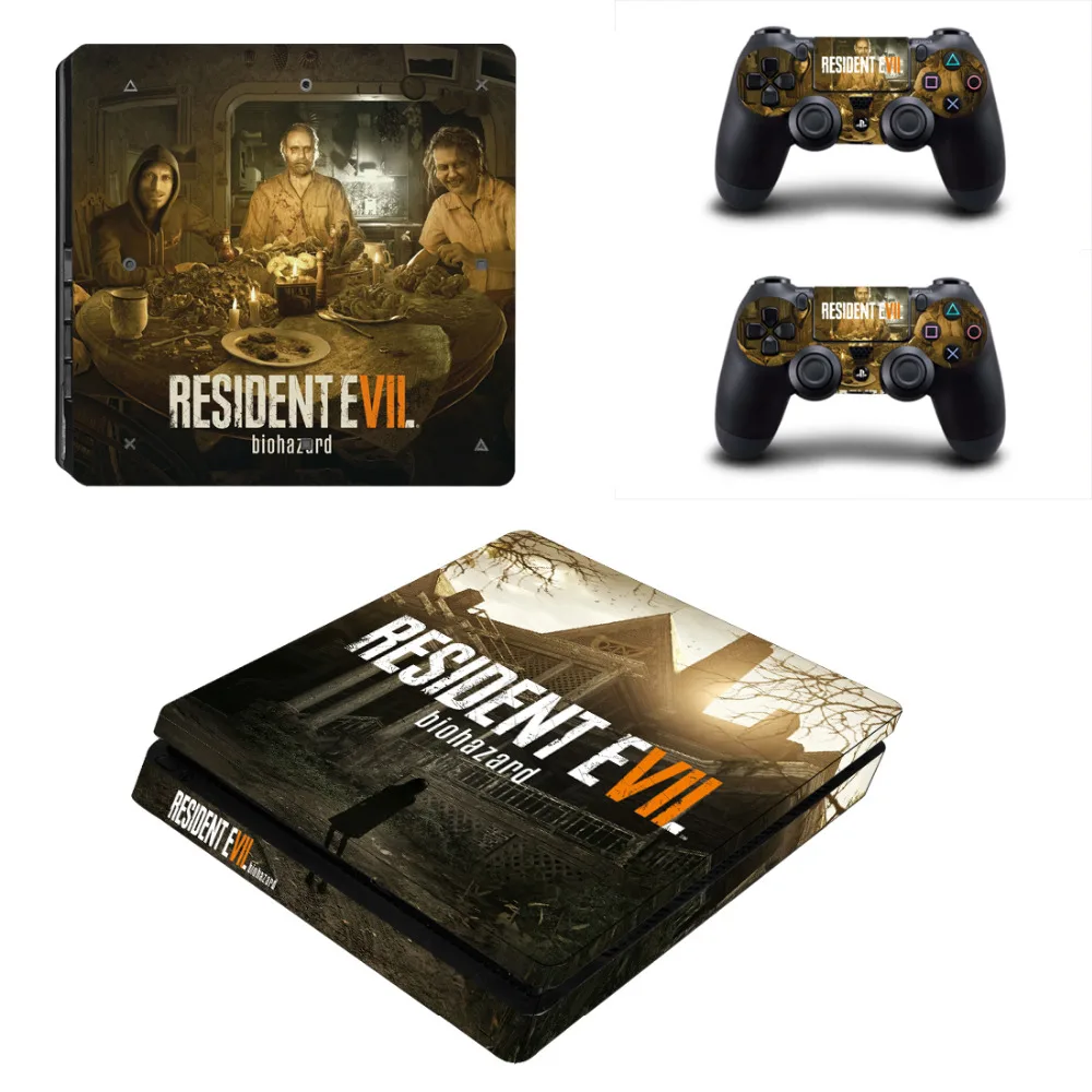 Resident Evil Biohazard PS4 Slim Skin Sticker - ConsoleSkins.co