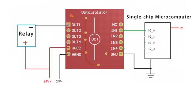 Arduino Optocoupler Schematic 2pcs Tlp281 4 Channel Opto Isolator