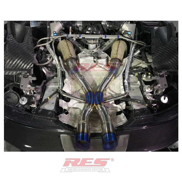 RES Racing Auto Parts For McLaren P1 650 Exhaust Catback Muffler ...