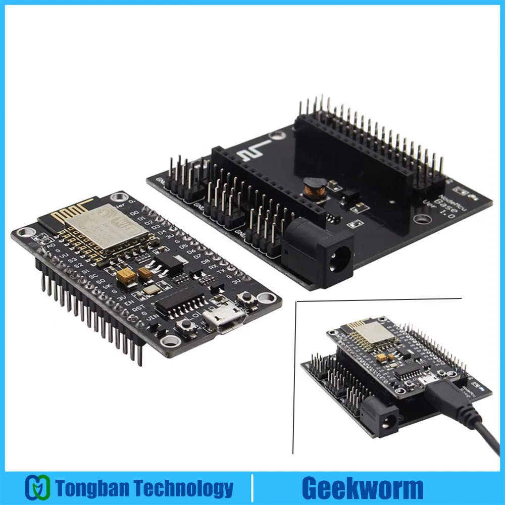 Geekworm Esp8266 Nodemcu Lua Esp-12e Wi-fi Development Board + Esp8266 ...