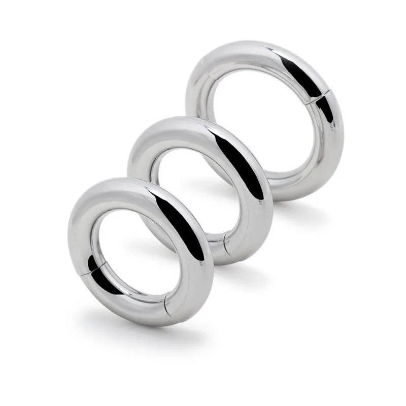 Stainless Steel Lock Fine Ring Magnet 30mm33mm38mm Suction Penis Delay ...