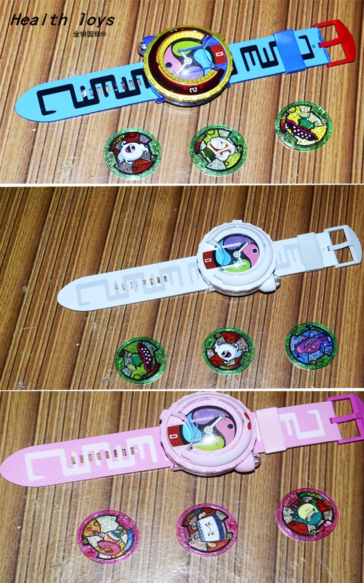 2017 New Japanese Anime Yokai Watch DX Yo Kai Wrist Watch Kids Toy With ...