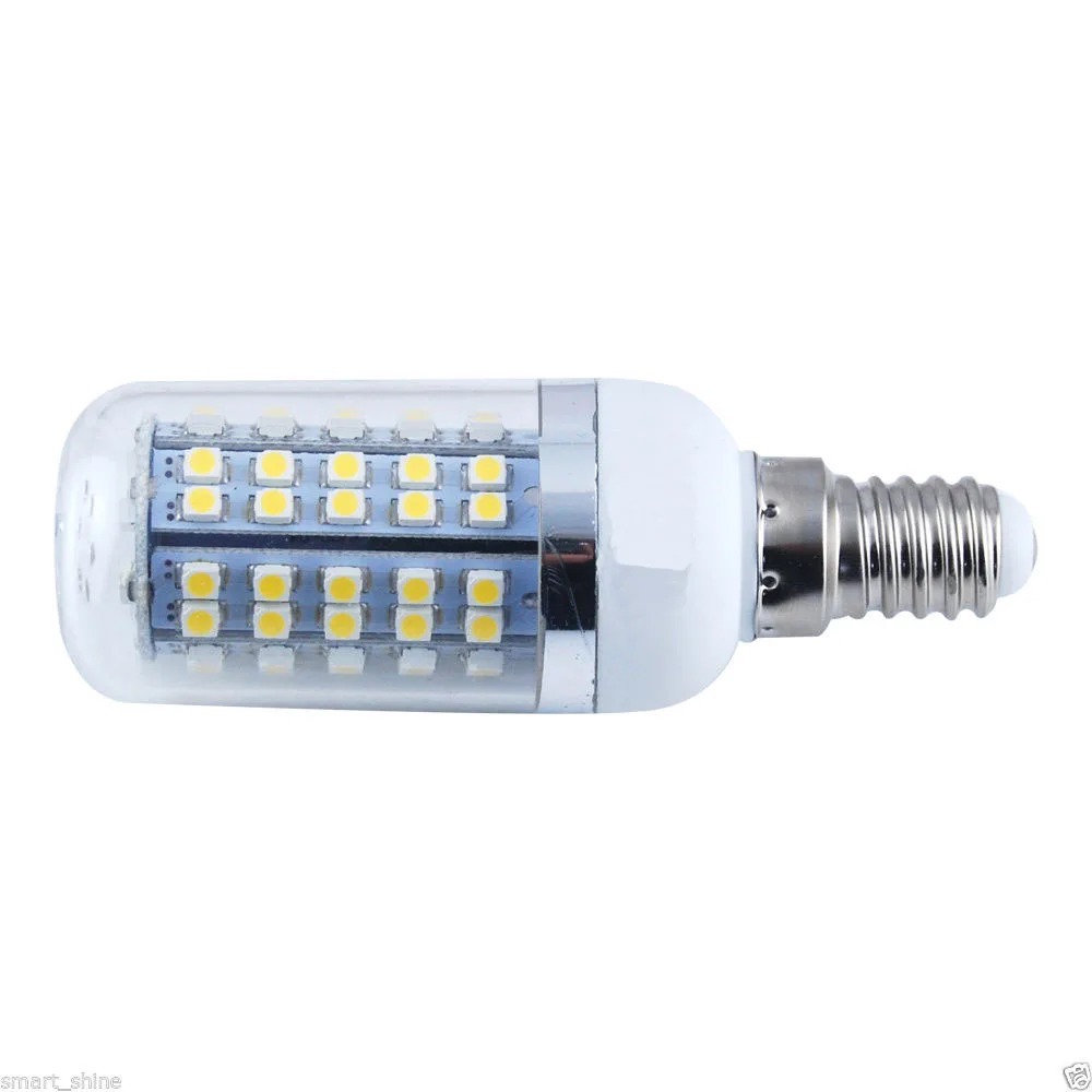 New LED lamp E14 220V 110V 27 48 60 68 102 126LEDs Corn Bulb Chandelier ...