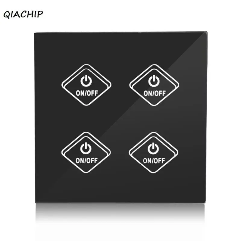 WiFi Smart 4 Gang Light Wall Switch APP Remote Control Timing Function ...