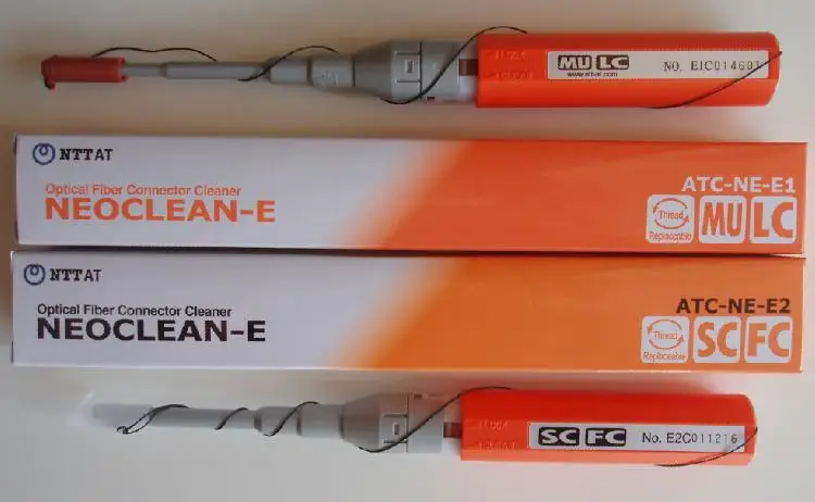 무료 배송 2 개/몫 NTT AT Neoclean E ATC NE E1 LC/MU 2.5mm 및 ATC NE E2 SC/ST ...