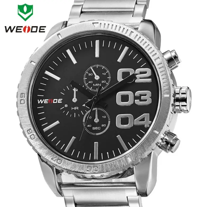 2014 New WEIDE famous luxury brand watch men Japen quartz watch analog ...