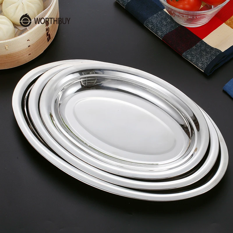 WORTHBUY Stainless Steel Fish Dish Multifunctional Fruits Vegetables ...