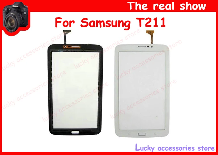 10 unids/lote, para samsung t211 digitalizador de pantalla táctil panel ...