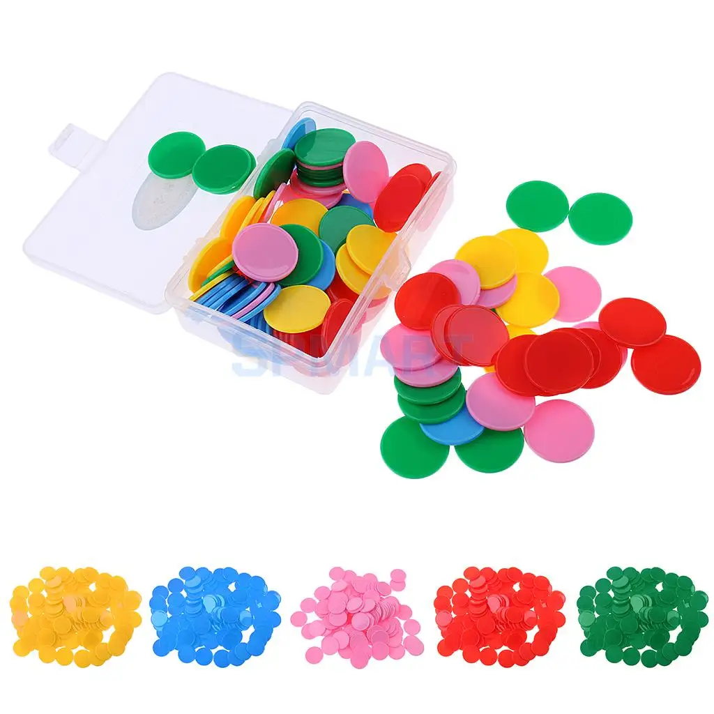 Aliexpress.com : Buy 25mm Opaque Plastic Board Game Counters Numeracy ...