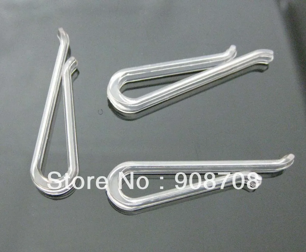 Free shipping C0138mm plastic shirt clips 200pcs transparent package ...