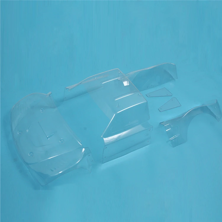 Fully transparent car shell kit for LOSI 5IVE T ROVAN LT KM X2 DTT|rc ...