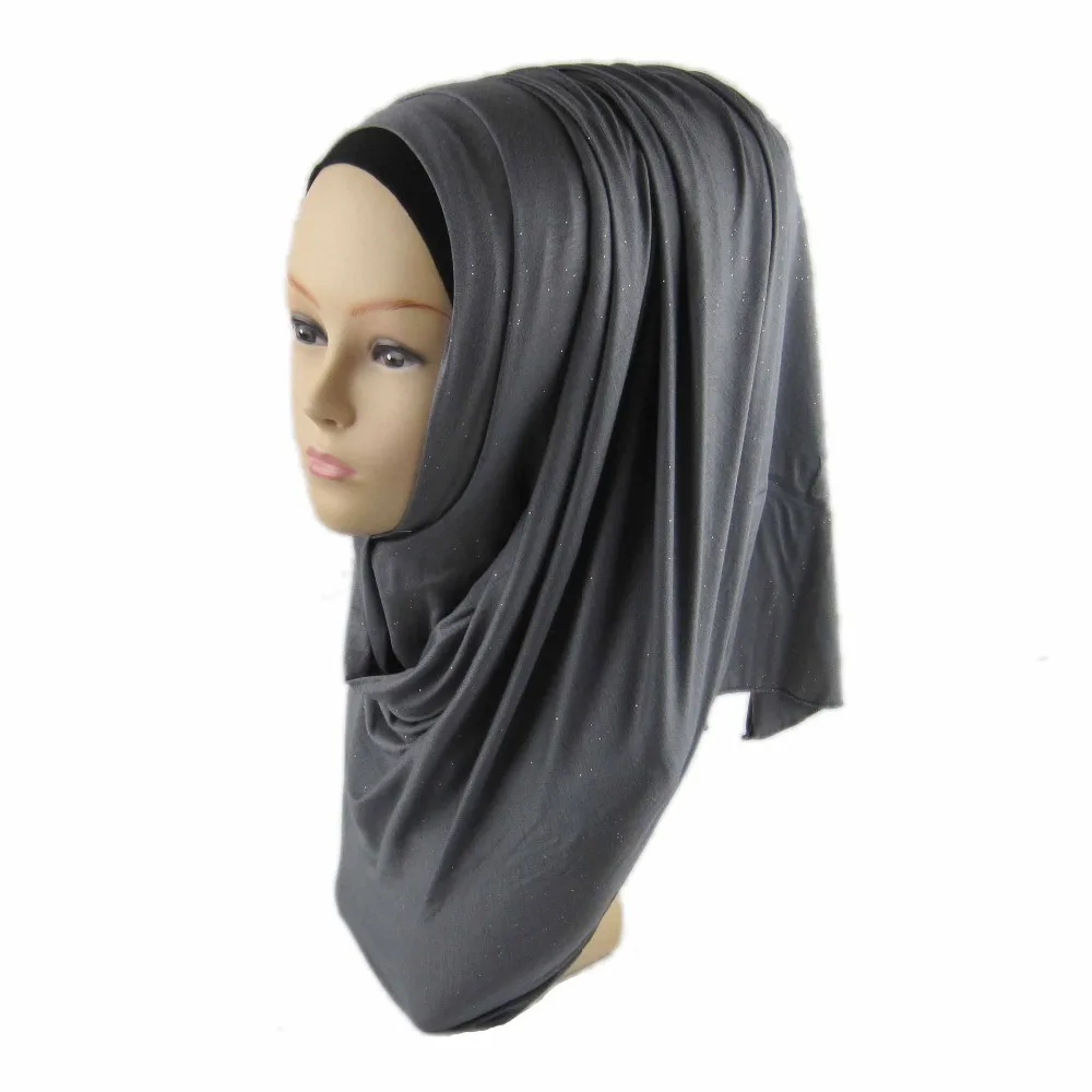 7 colors 2017 New muslim bandanas viscose fashion muslim scarf Muslim ...