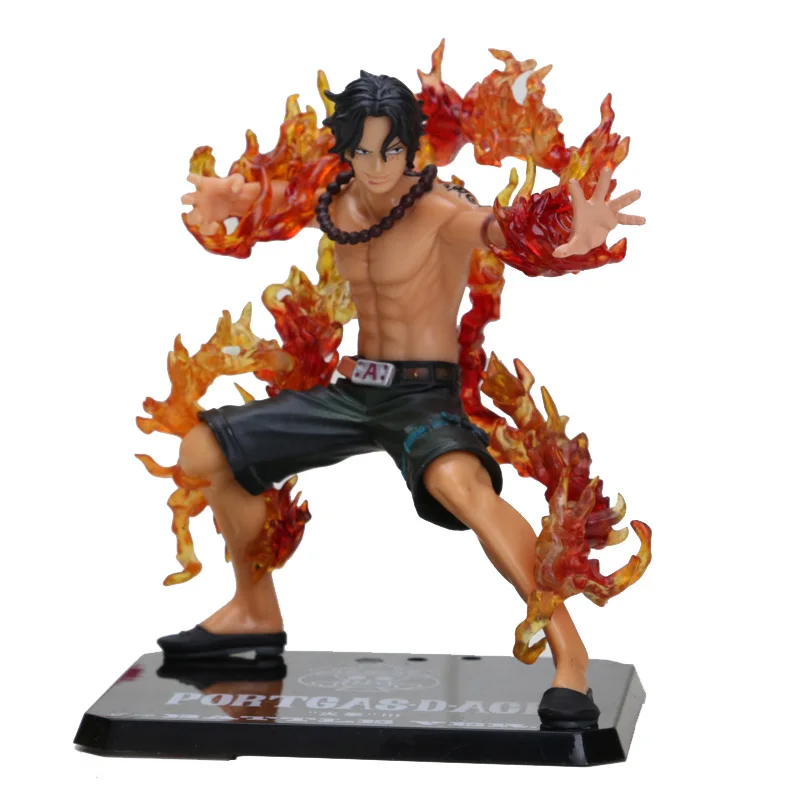 Anime One Piece 14cm Portgas D Ace Action Figure Model Collection Toy ...