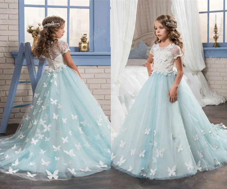 Light Blue Flower Girl Dresses at Nancy Hutchinson blog