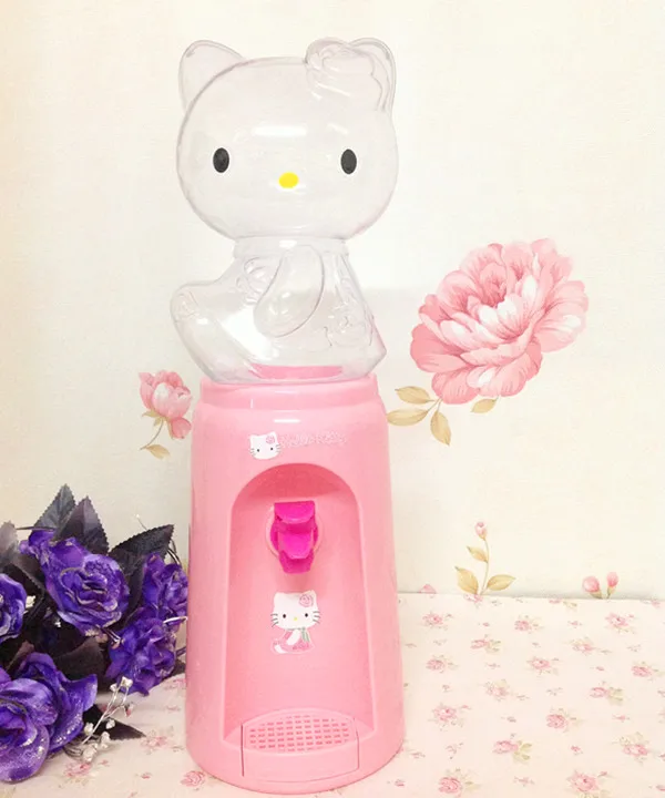 8 glasses of Hello Kitty Hello Kitty cartoon mini water dispenser ...