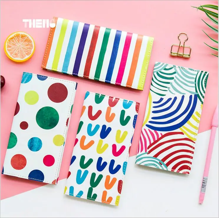 Colorful Rainbow Leather Planner Notebook (Various Designs) - Queerks™