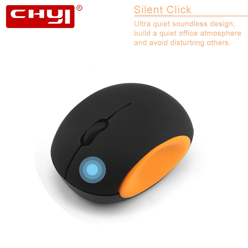 CHYI Mini Wireless Mouse 2.4Ghz Buns Shaped Silent Computer Mice 1600 ...