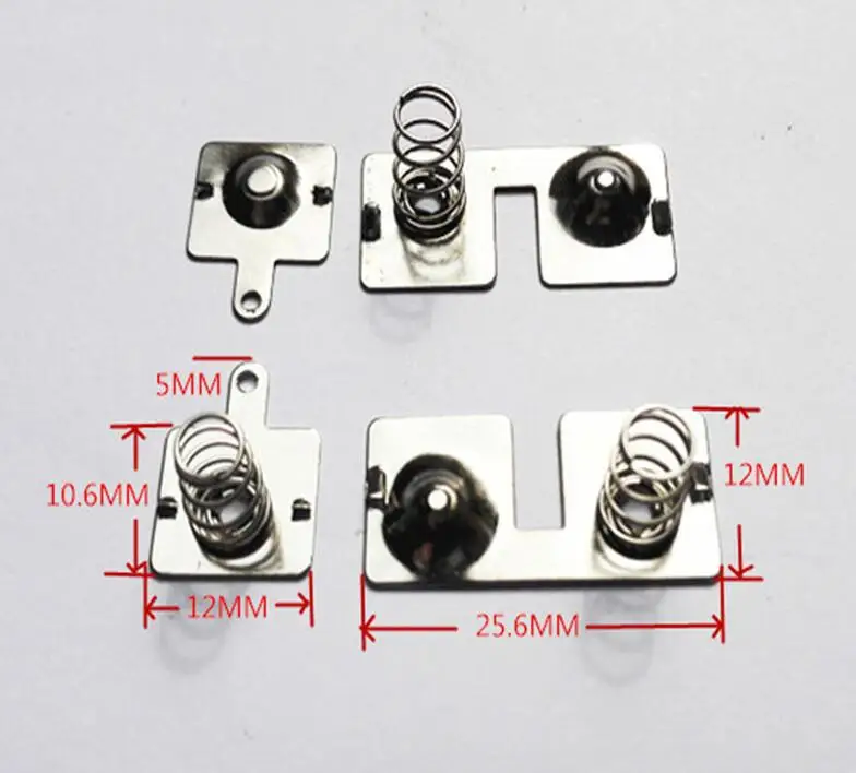 40pcs-Battery-Shrapnel-AA-Battery-Leaf-Spring-Contact-10-6-12MM ...