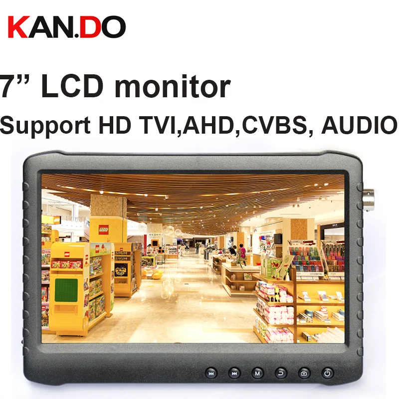 7" Hd 1080p Portable Dvr Monitor Cctv Camera Display Recorder For Fhd ...