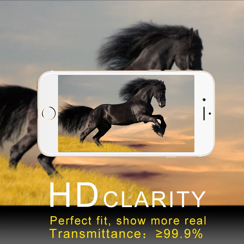 ESVNE 4D изогнутый край Стекло для iPhone 7 Plus Закаленное Стекло защитное стекло на айфон 7 ...