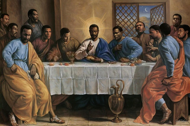 Last Supper Painting Wallpaper