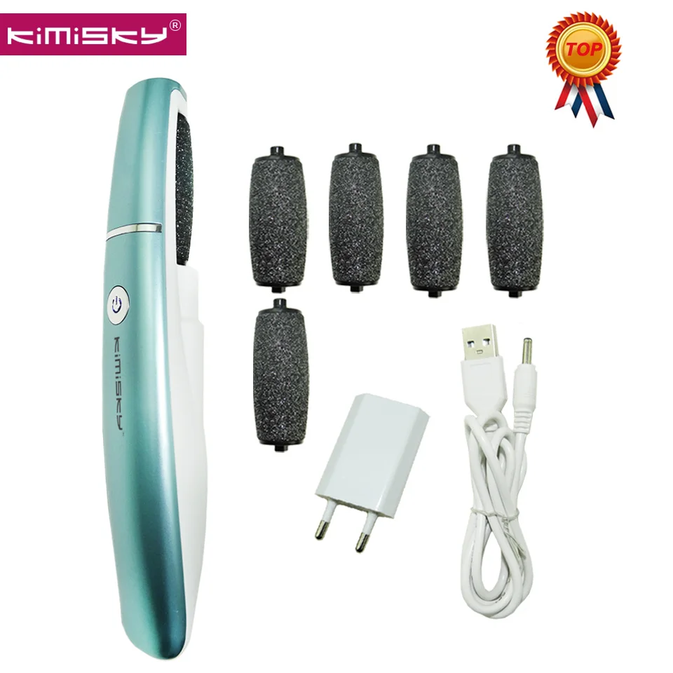 KIMISKY Mini Blue Electric Pedicure Tools Foot File Vibrator Feet Foot ...