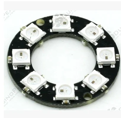 8 Bits 8 X WS2812 5050 RGB LED Ring Lamp Light with Integrated Drivers ...