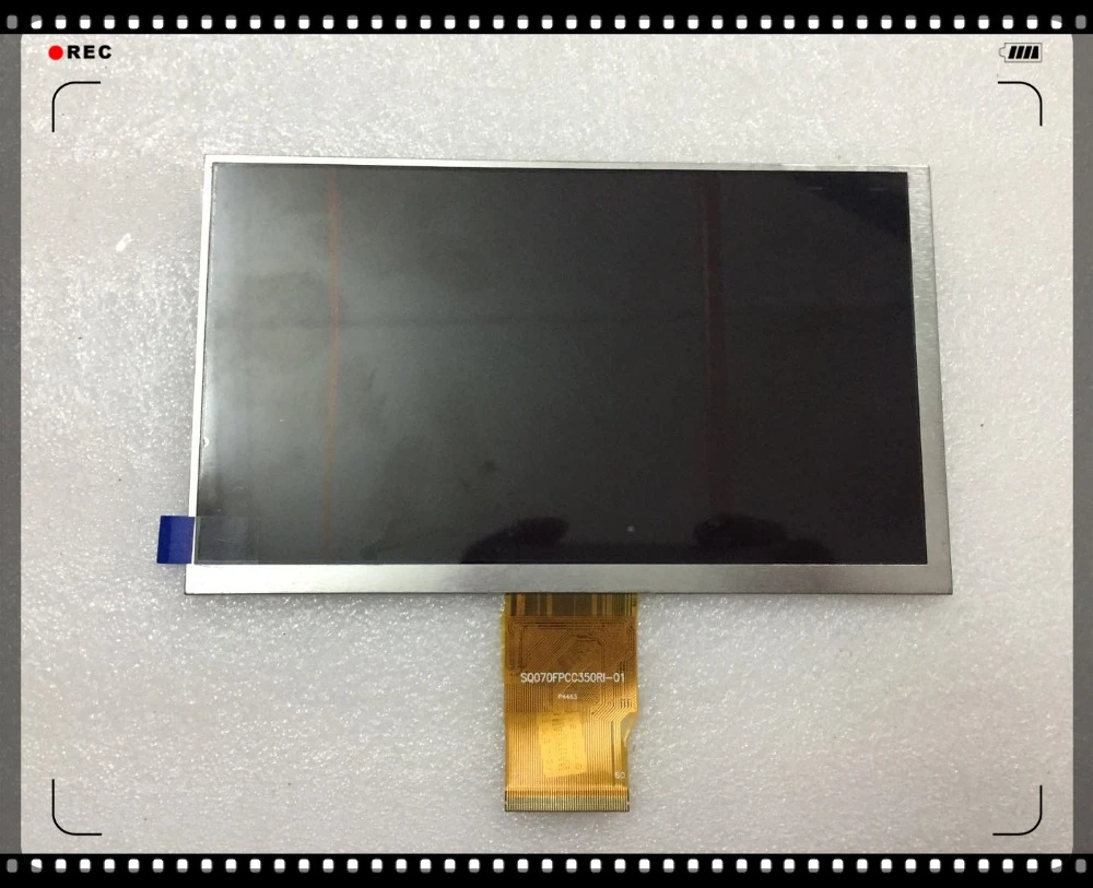 New 7inch 50pin Sq070b301e-l201 Lcd Screen Sq070fpcc350ri-01 Display ...