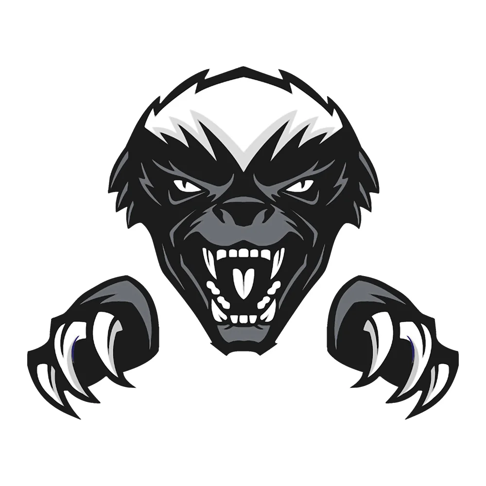 New-Removable-Reusable-Stickers-For-Car-Ferocious-Honey-Badger-Home-Car ...