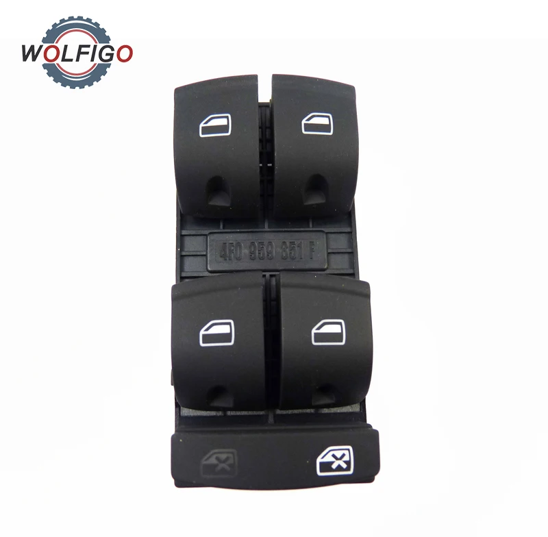 WOLFIGO Master Electric Power Window Switch Control Panel 4F0959851 For ...