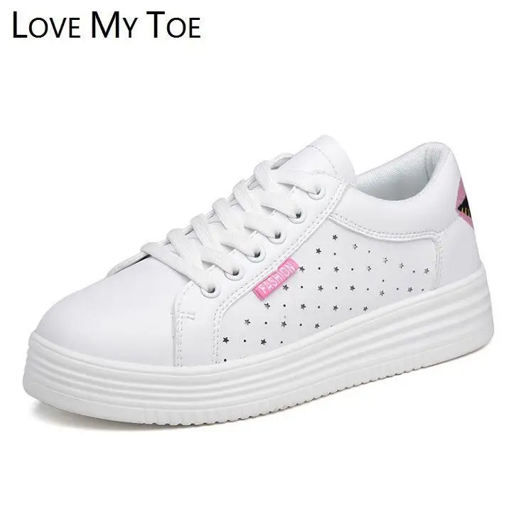 Fashion 2018 3 Styles PU Air Breathable Casual Chaussure Femme Sport ...